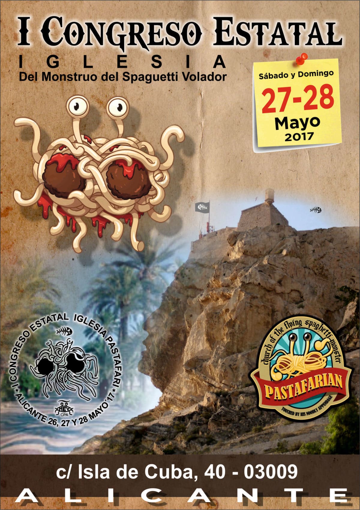 Congreso Pastafari - Pastafarismo y Religión Pastafari